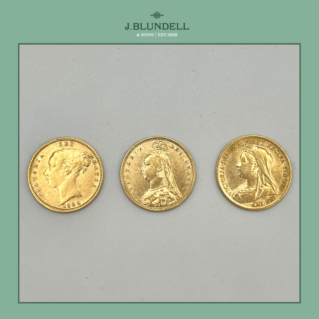 The Three Faces of Queen Victoria Half Sovereign Collection (1838–1901 ...